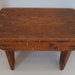 Rustic Old Primitive Wood Stool. Distressed Wooden Foot Stool / Small ...