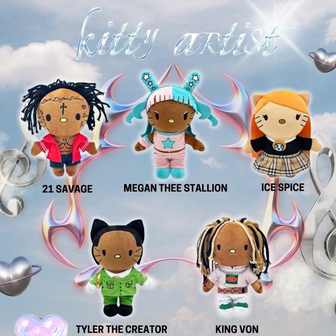 Hello Kitty Tyler the Creator Chromakopia King Von Ice Spice 21 Savage ...