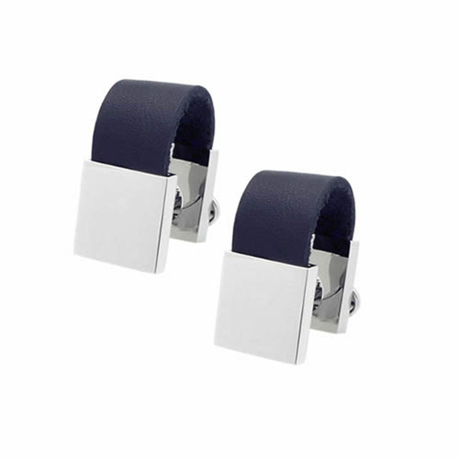 Black Wrap Around Leather Cufflinks | Etsy