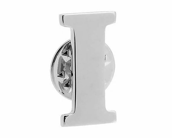 Alphabet Letter I Lapel Pin | Etsy