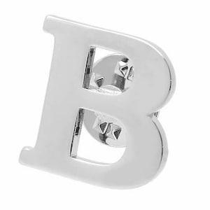 Alphabet Letter B Lapel Pin - Etsy