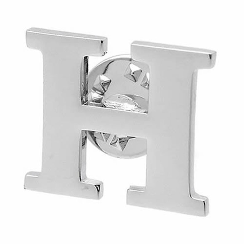 Alphabet Letter H Lapel Pin - Etsy