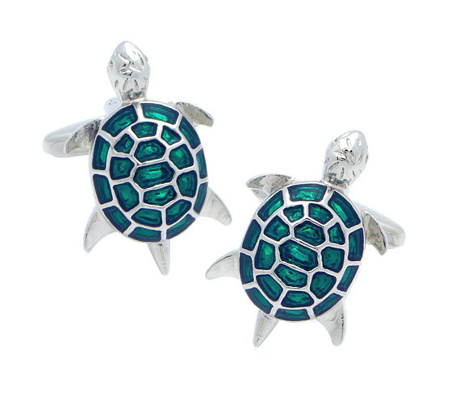 Green Sea Turtle Cufflinks | Etsy
