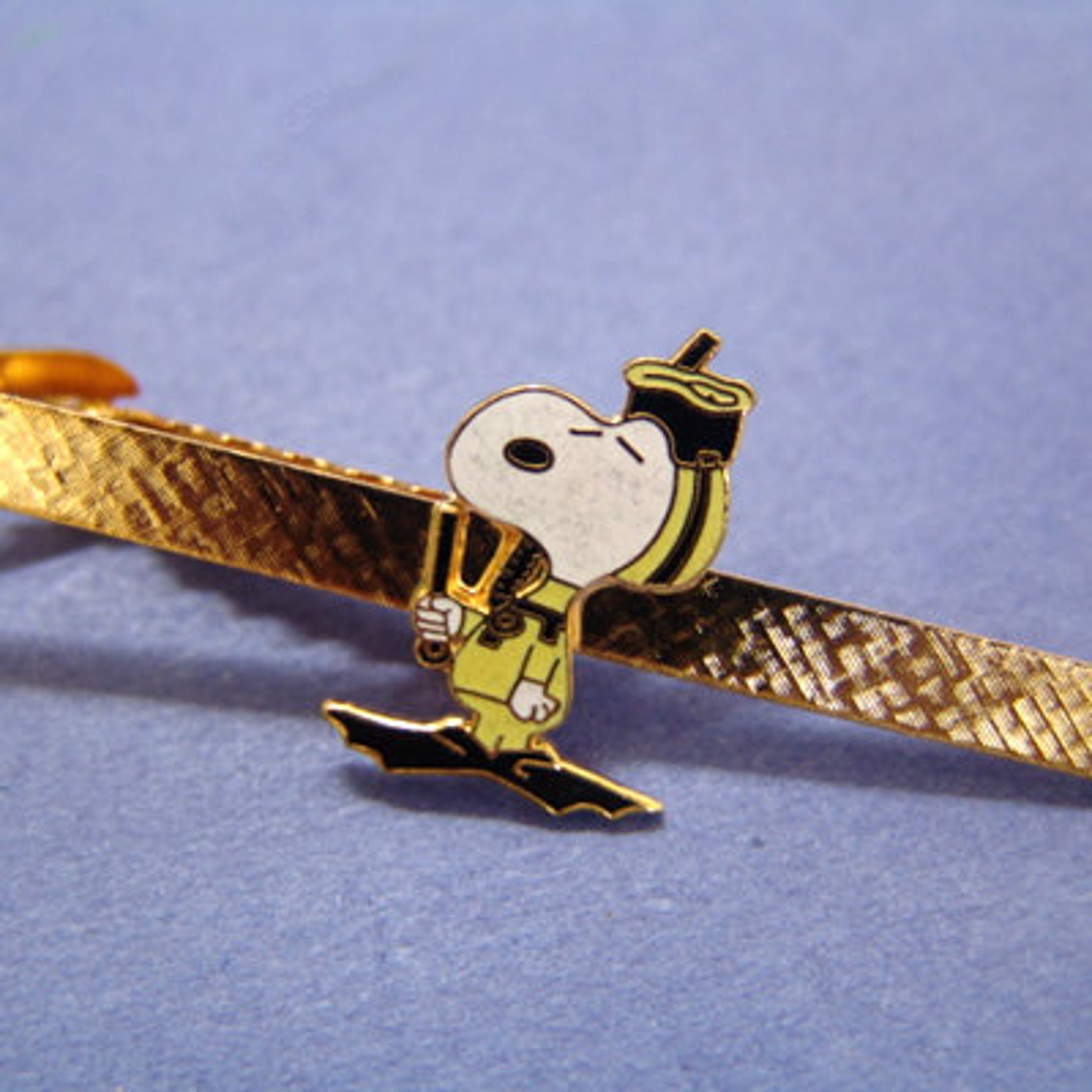 Vintage 1970's Aviva Snoopy Tie Bar Diver - Etsy