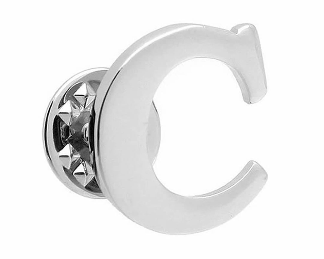 Alphabet Letter C Lapel Pin - Etsy