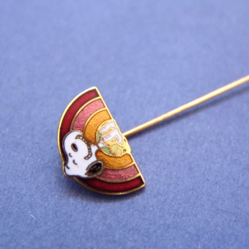Vintage 1970's Aviva Snoopy Stick Pin Rainbow - Etsy