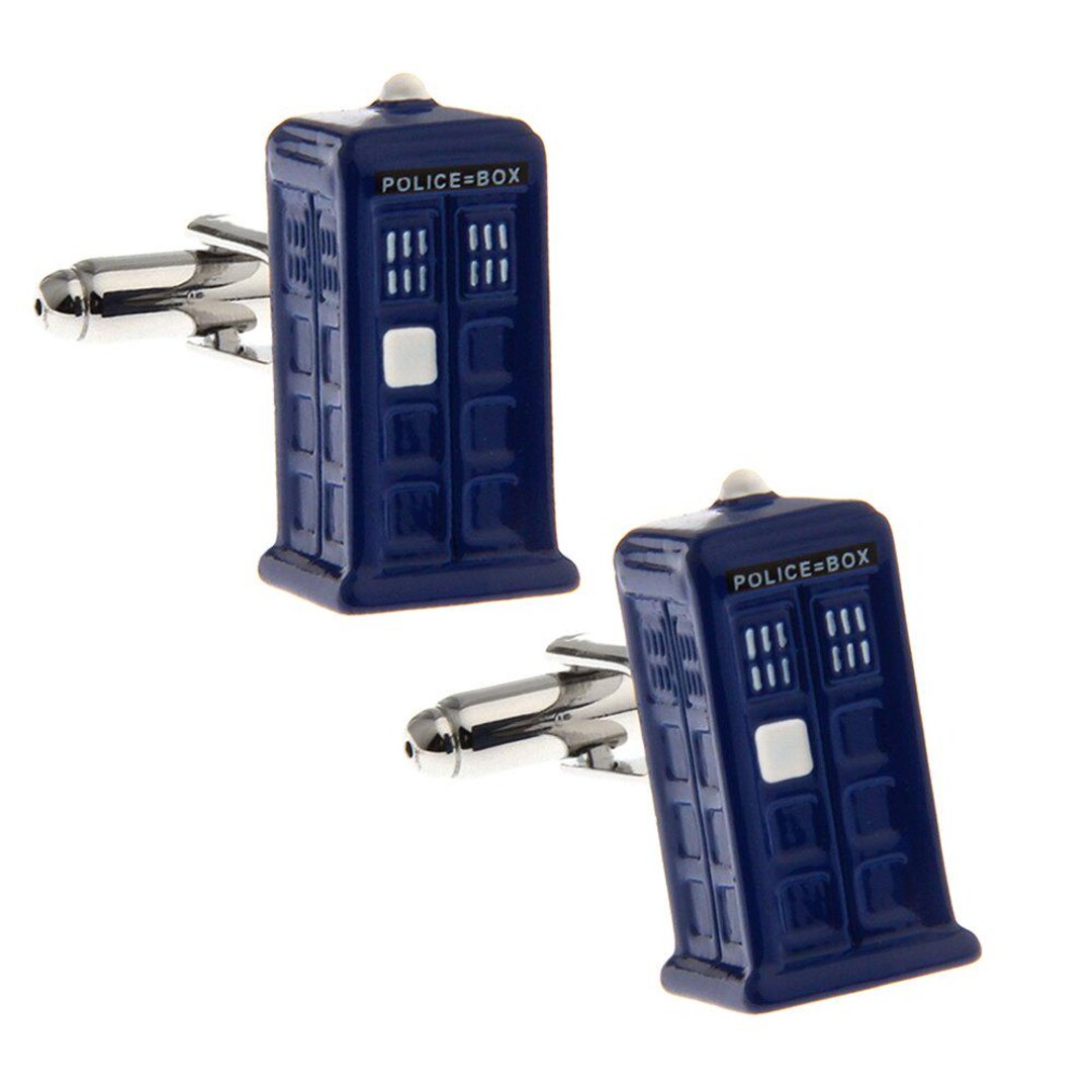 Doctor Who - the TARDIS Cufflinks - Etsy