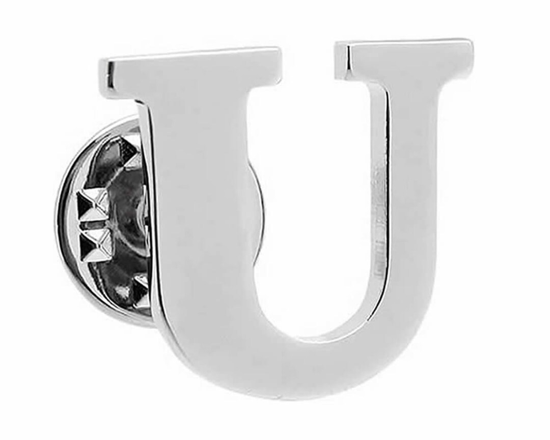 Alphabet Letter U Lapel Pin - Etsy