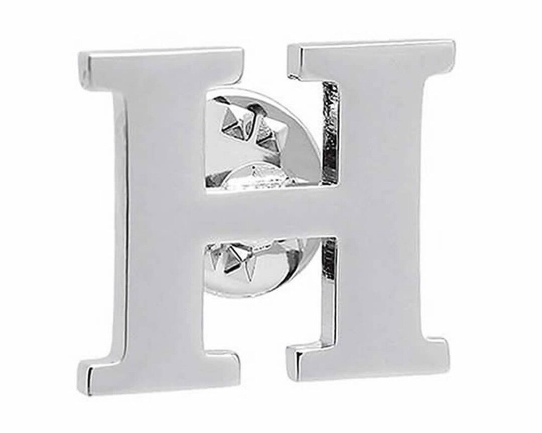 Alphabet Letter H Lapel Pin - Etsy