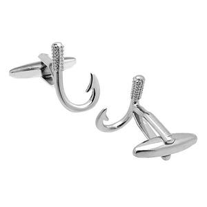 Detailed Fishing Hook Cufflinks - Etsy
