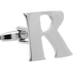 LETTER R ALPHABET CUFFLINKS - Etsy