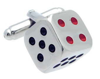 Dice Cufflinks - Etsy