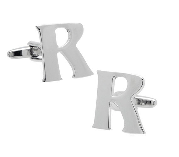 LETTER R ALPHABET CUFFLINKS - Etsy