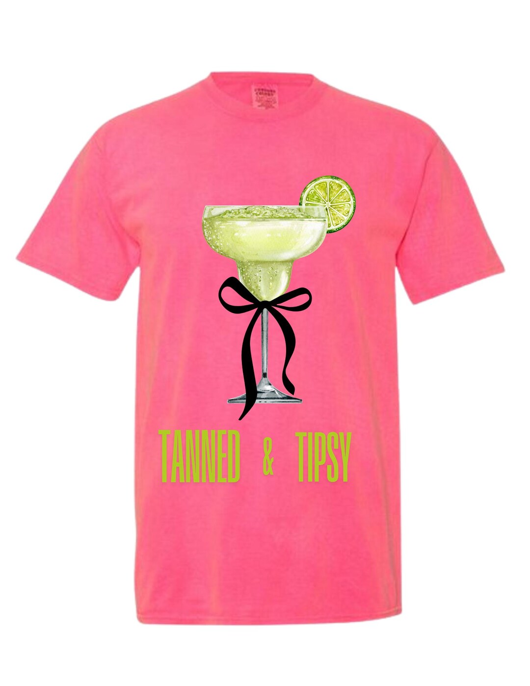 Tanned & Tipsy T-shirt - Etsy