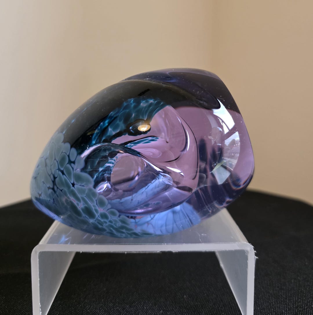 Caithness Ultra Cool Glass Paperweight - Unusual and Designed With Two ...