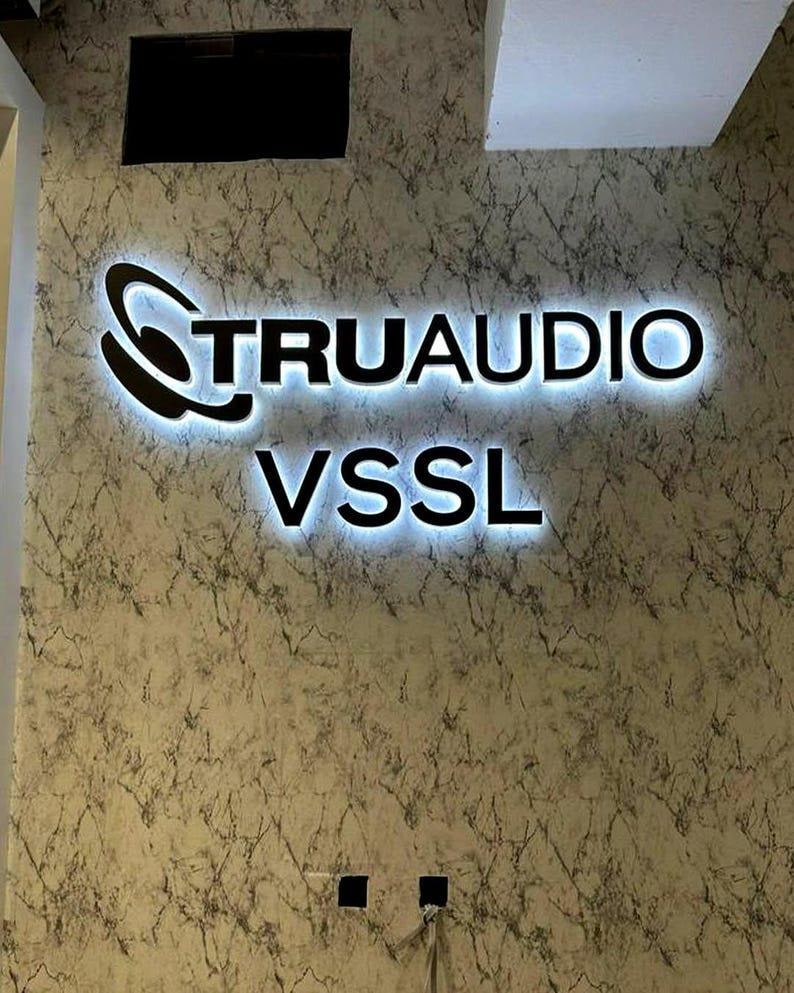 Custom 3D Metal Backlit Sign, 3D LED Sign, Salon and Spa Logo, Backlit ...