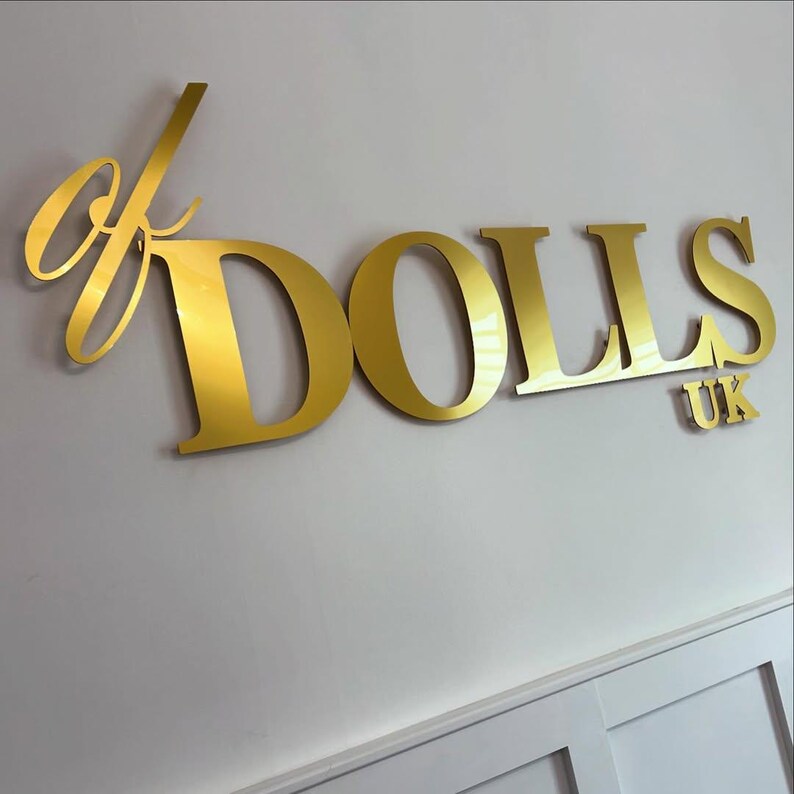 Floating Metal Sign, Laser Cut Letters, 2D and Raised Metal Sign ...