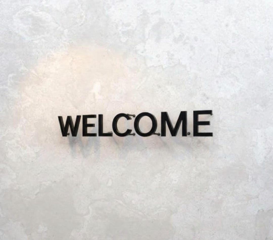 Floating Metal Sign, Laser Cut Letters, 2D and Raised Metal Sign ...