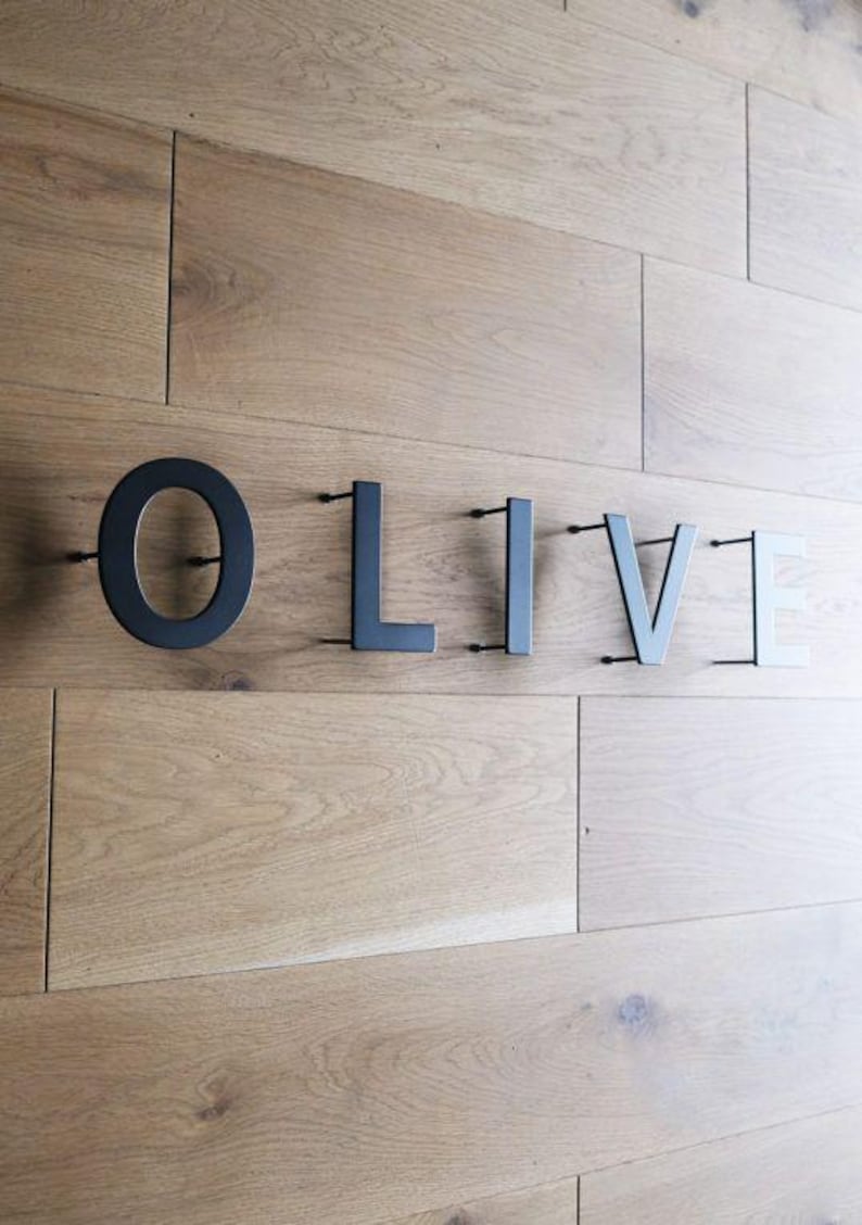 Laser Cut Floating Metal Letters, Custom Business Signage, Raised Wall ...