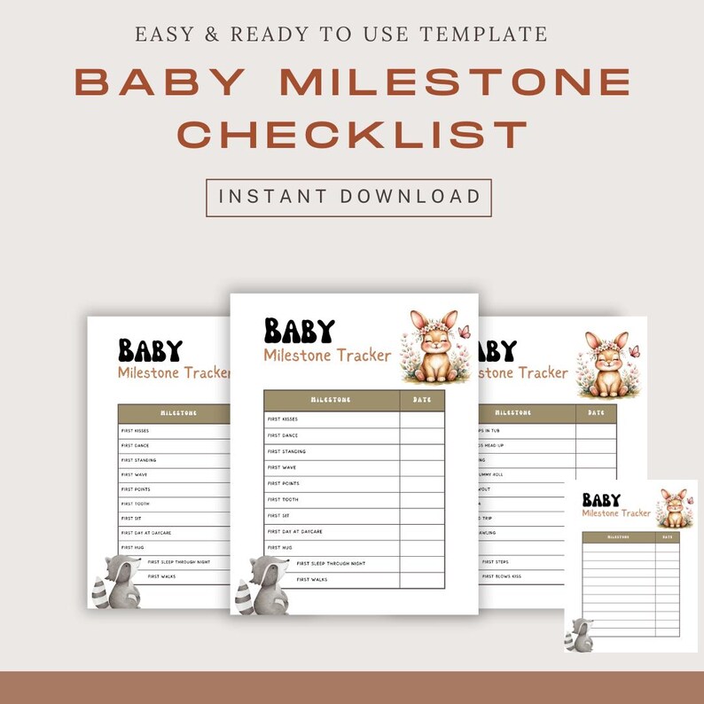Baby Milestone Checklist, Baby Developmental Milestones, Toddler ...