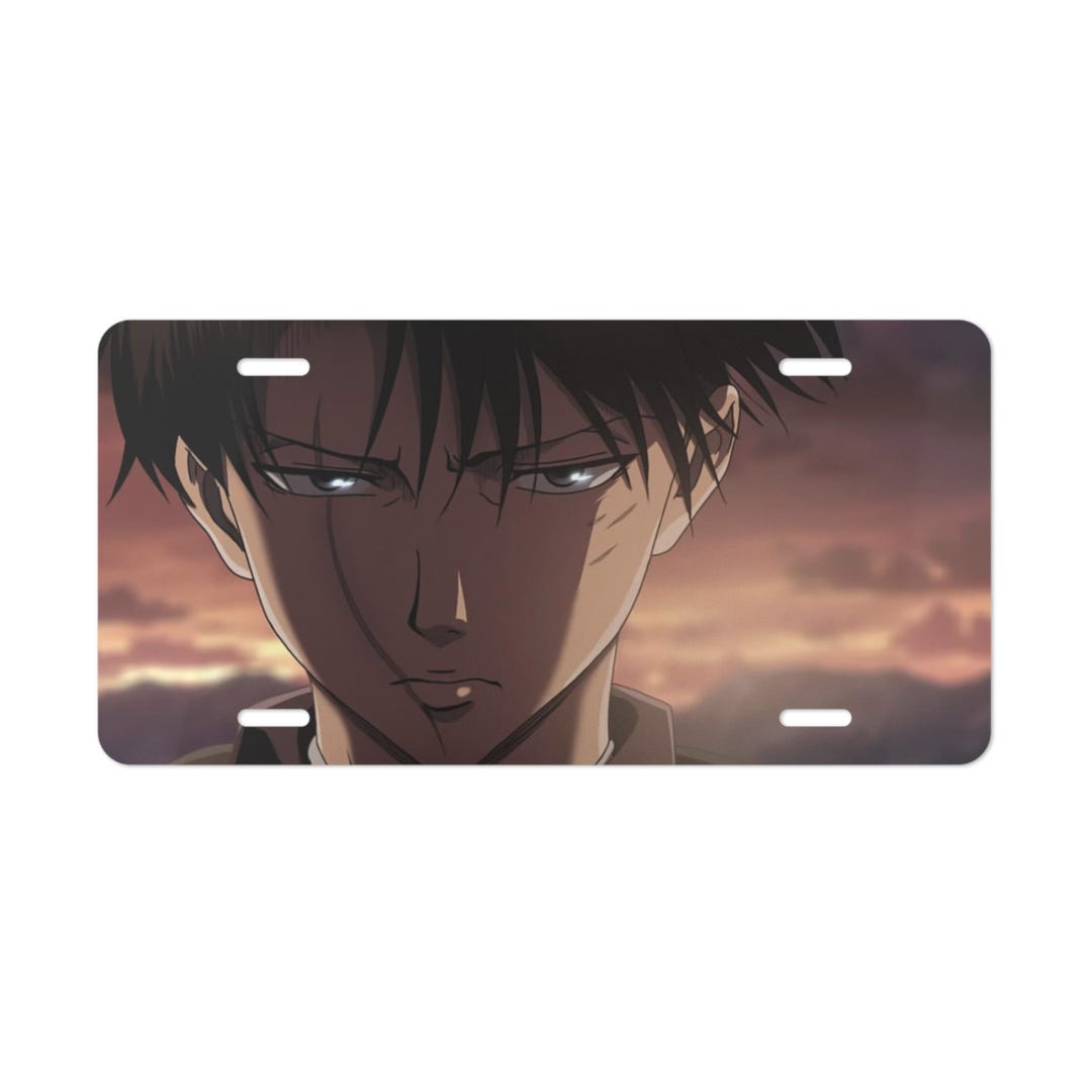 Anime Vanity Plate for Car, Custom License Plate, Unique Gift for Fans ...