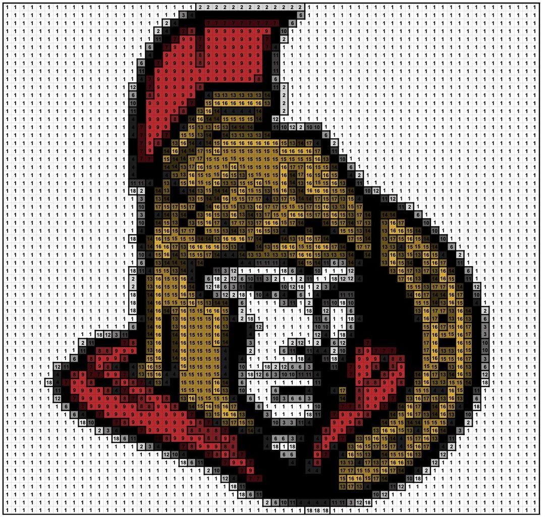 Ottawa Senators Color by Numbers - Digital Download - Etsy