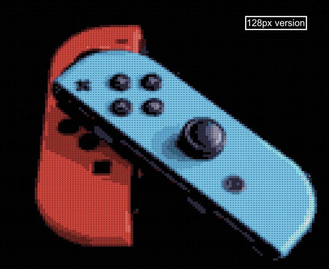 Nintendo Switch Controllers Color by Numbers - Poster - Etsy