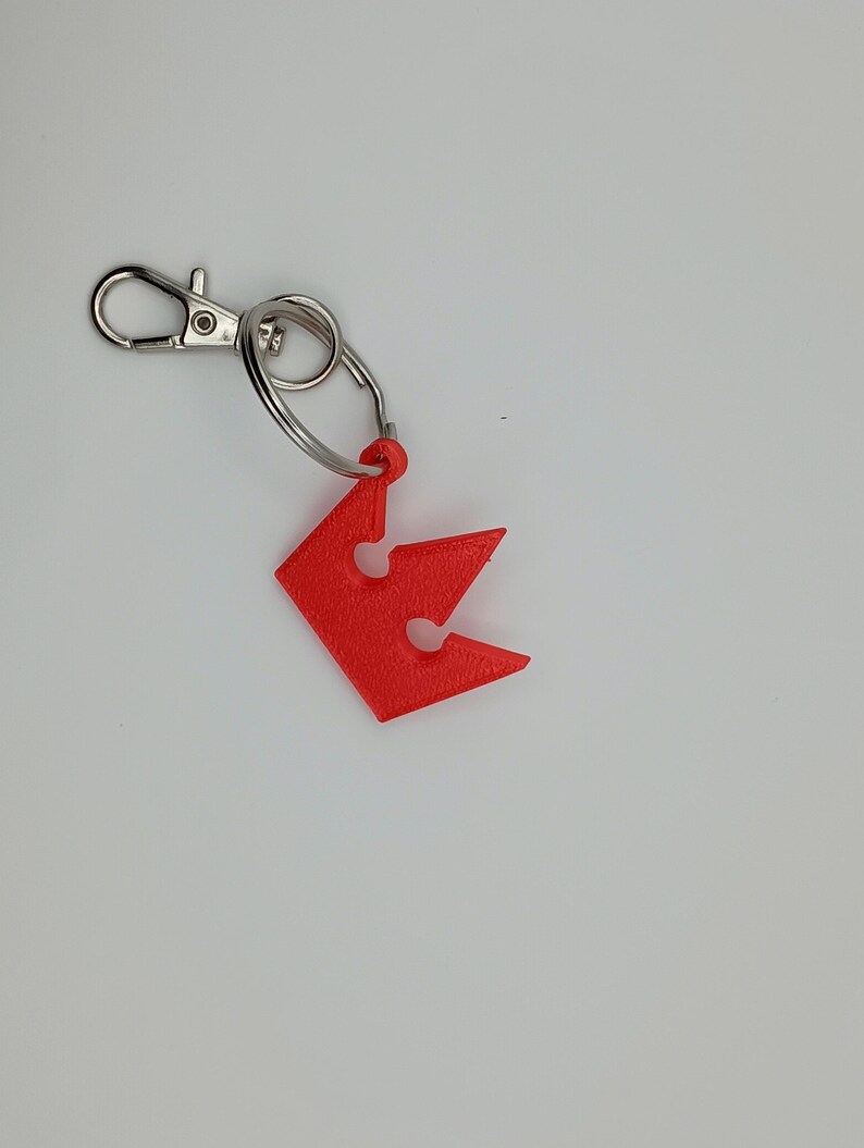3D Printed Kingdom Hearts Crown Keychain - Etsy