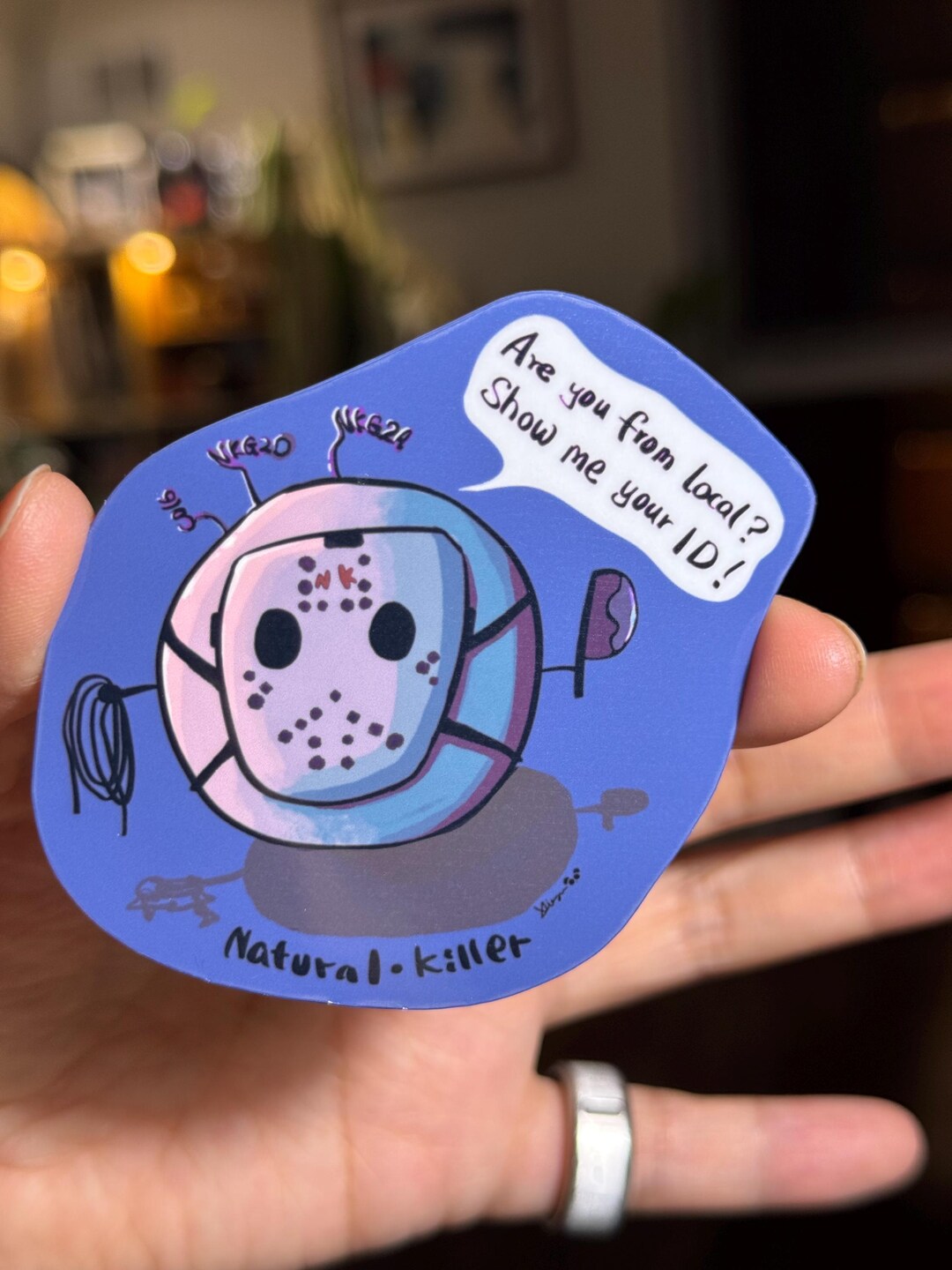 Natural Killer Cell (NK Cell) Sticker – Funny Immunology Humor Vinyl ...