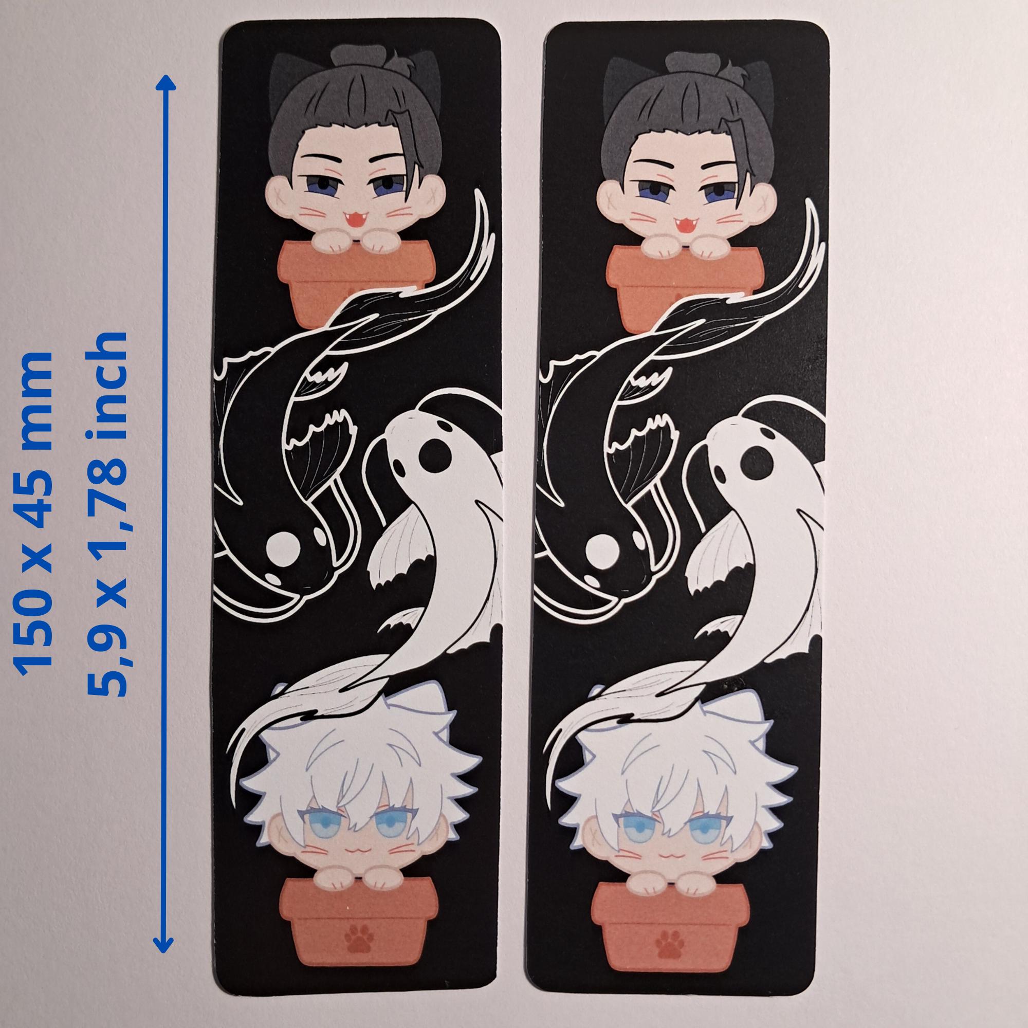 Jujutsu Kaisen Bookmark, Suguru Geto, Satoru Gojo, Satosugu, Bookmark ...