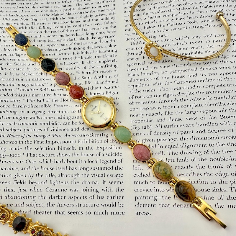 Vintage Scarab Gold Watch - Etsy