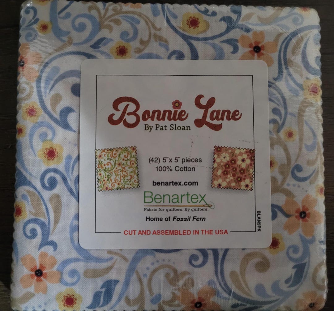 Unopened Bonnie Lane Charm Pack by Pat Sloan 42 - 5"x5" Pieces - Etsy
