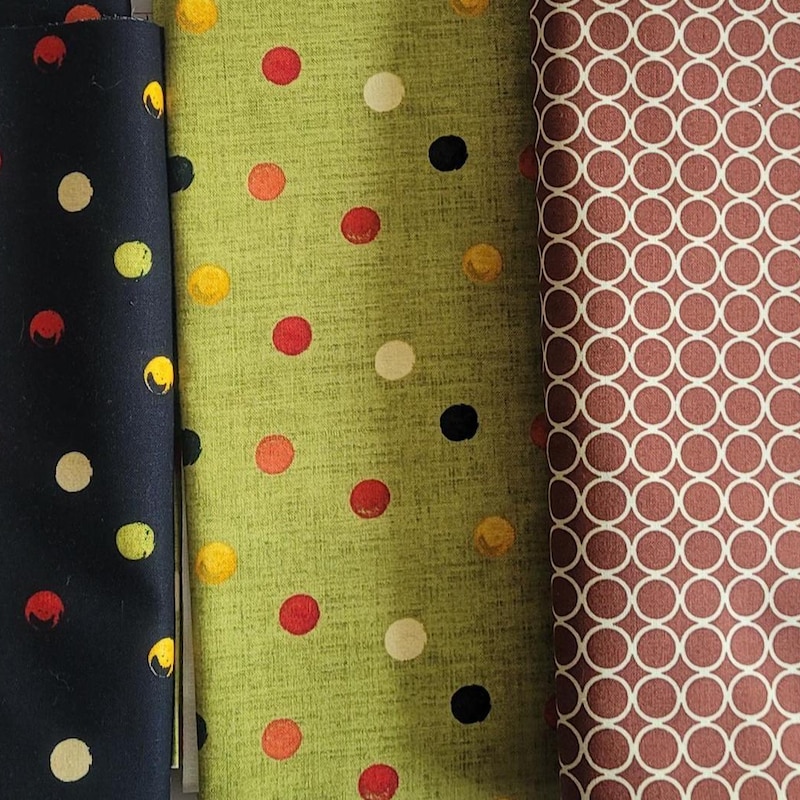 Robert Kaufman Batik Dot - Etsy UK