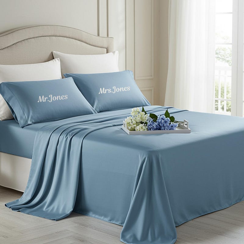 Embroidered Hotel Sheets - Etsy