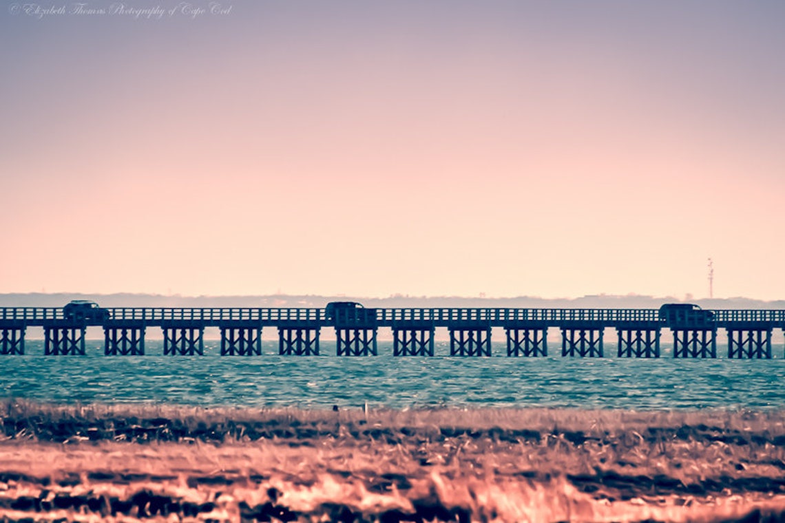 POWDER POINT Bridge, DUXBURY, Massachusetts, Coastal Beach Marine Decor ...