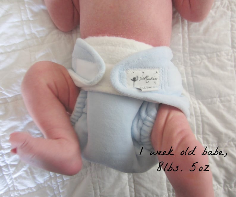 One Size Cloth Diaper Pattern little Round One No Snaps Necessary - Etsy