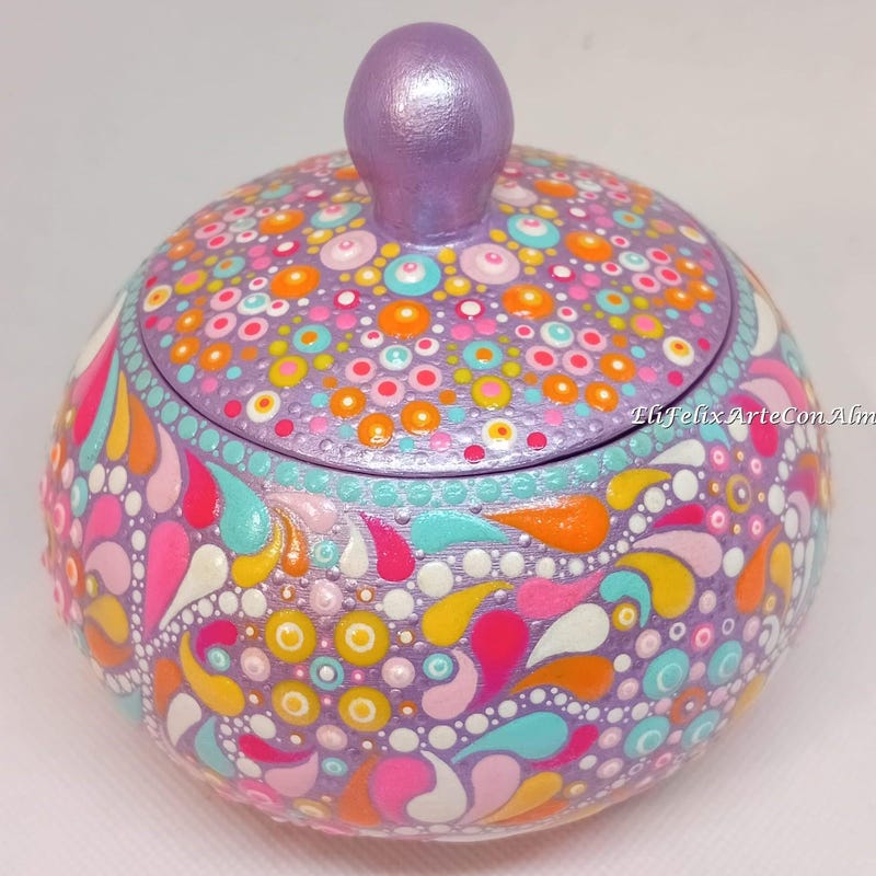 Dot Mandala Pot - Etsy