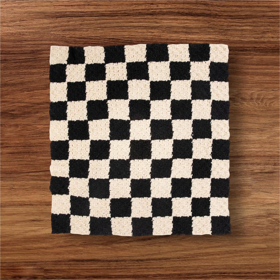 Checkerboard Crochet Blanket Pattern: Modern C2C Afghan (PDF Pattern ...
