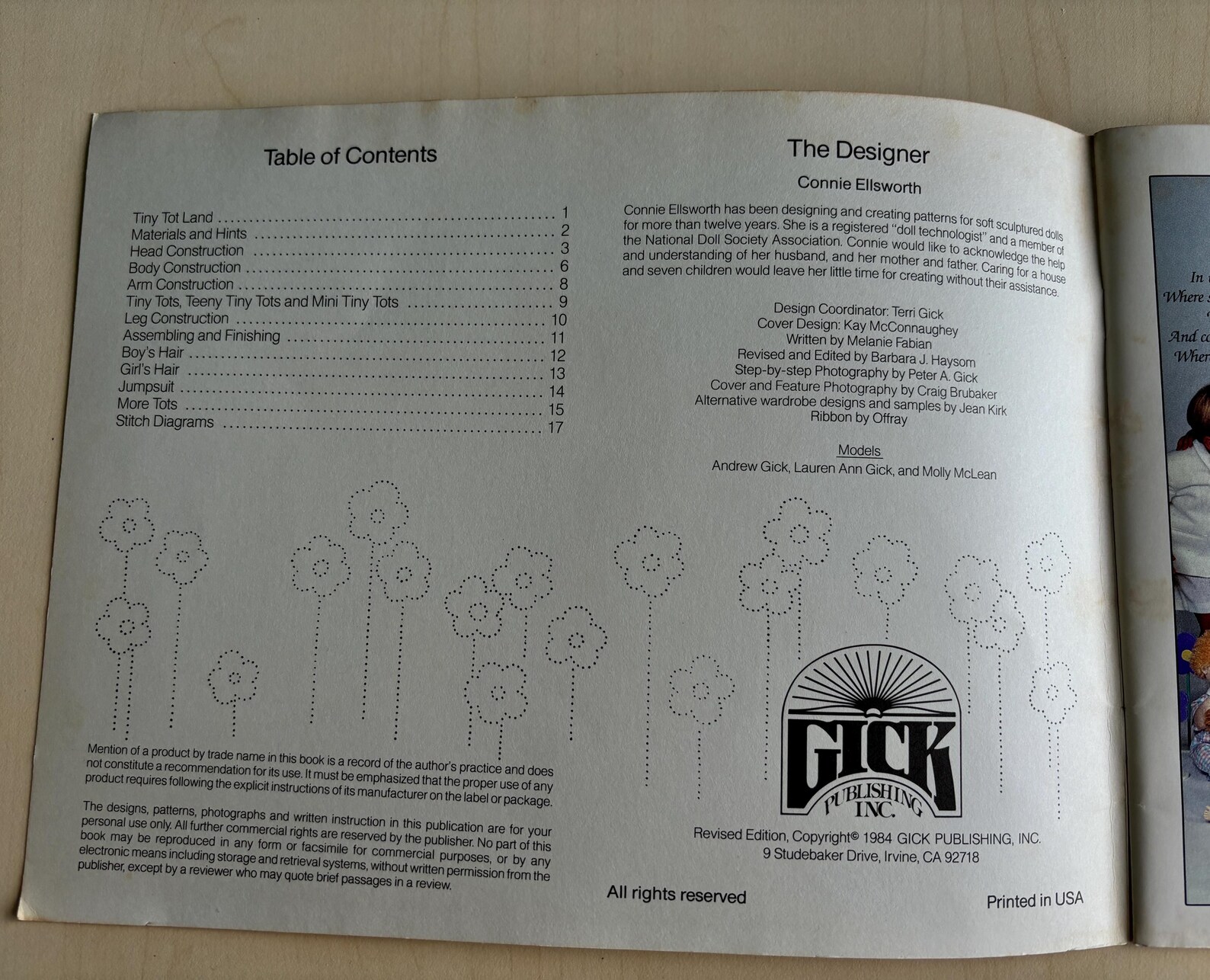 Tiny Tots Soft Sculpted Baby 22 Inch Doll, Original Unused Pattern ...