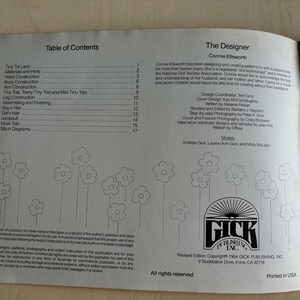 Tiny Tots Soft Sculpted Baby 22 Inch Doll, Original Unused Pattern ...