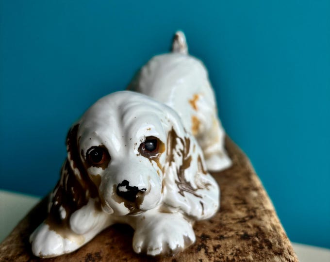Japanese Vintage Ceramic Cocker Spaniel , Japanese Figurine 1950s - Etsy