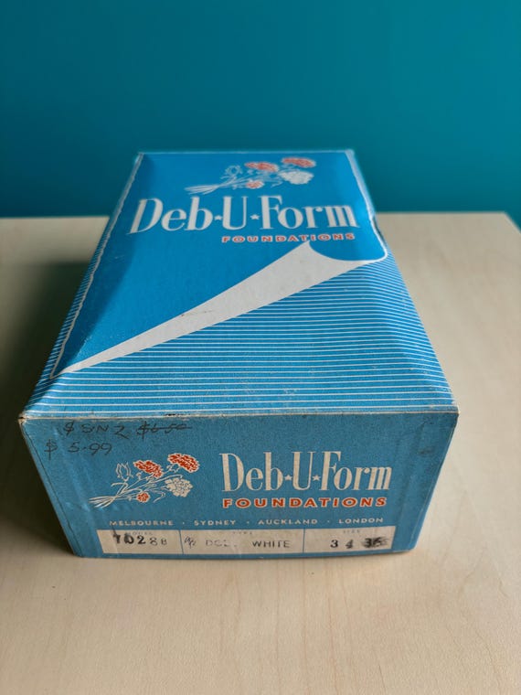 1950s/60s Long line bra, Deadstock- still in box size… - Gem