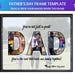 Editable Father's Day Canva Template | Digital Download Gift ...