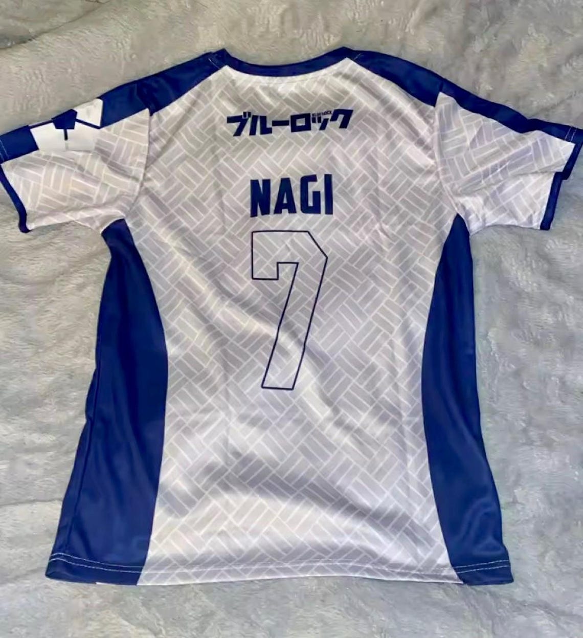 Blue Lock Anime Jersey - Nagi Jersey Soccer - Handmade Anime Cosplay ...