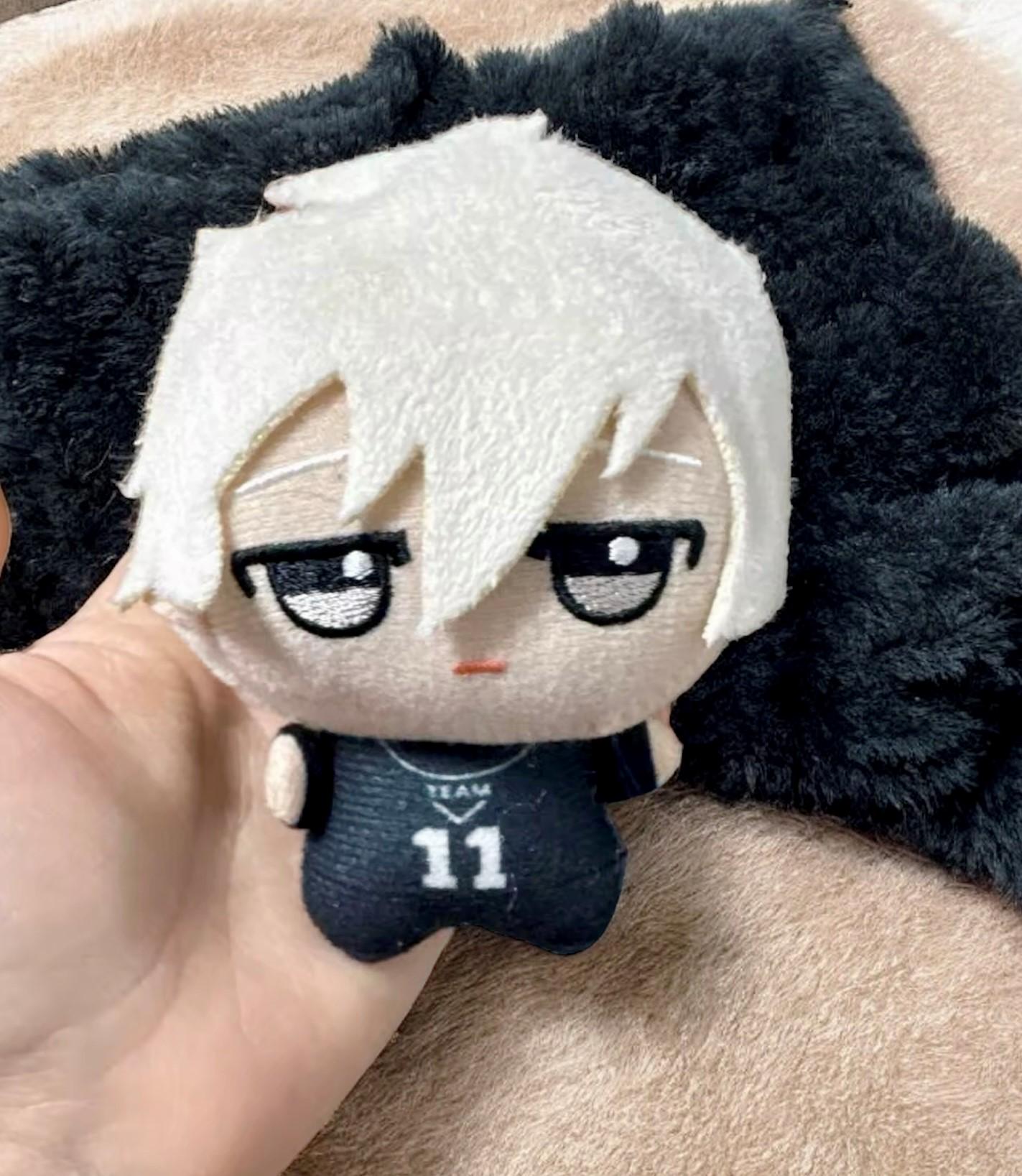 Mini Blue Lock Plush Keychain: Kawaii Anime Pendant - Isagi, Nagi, Rin ...