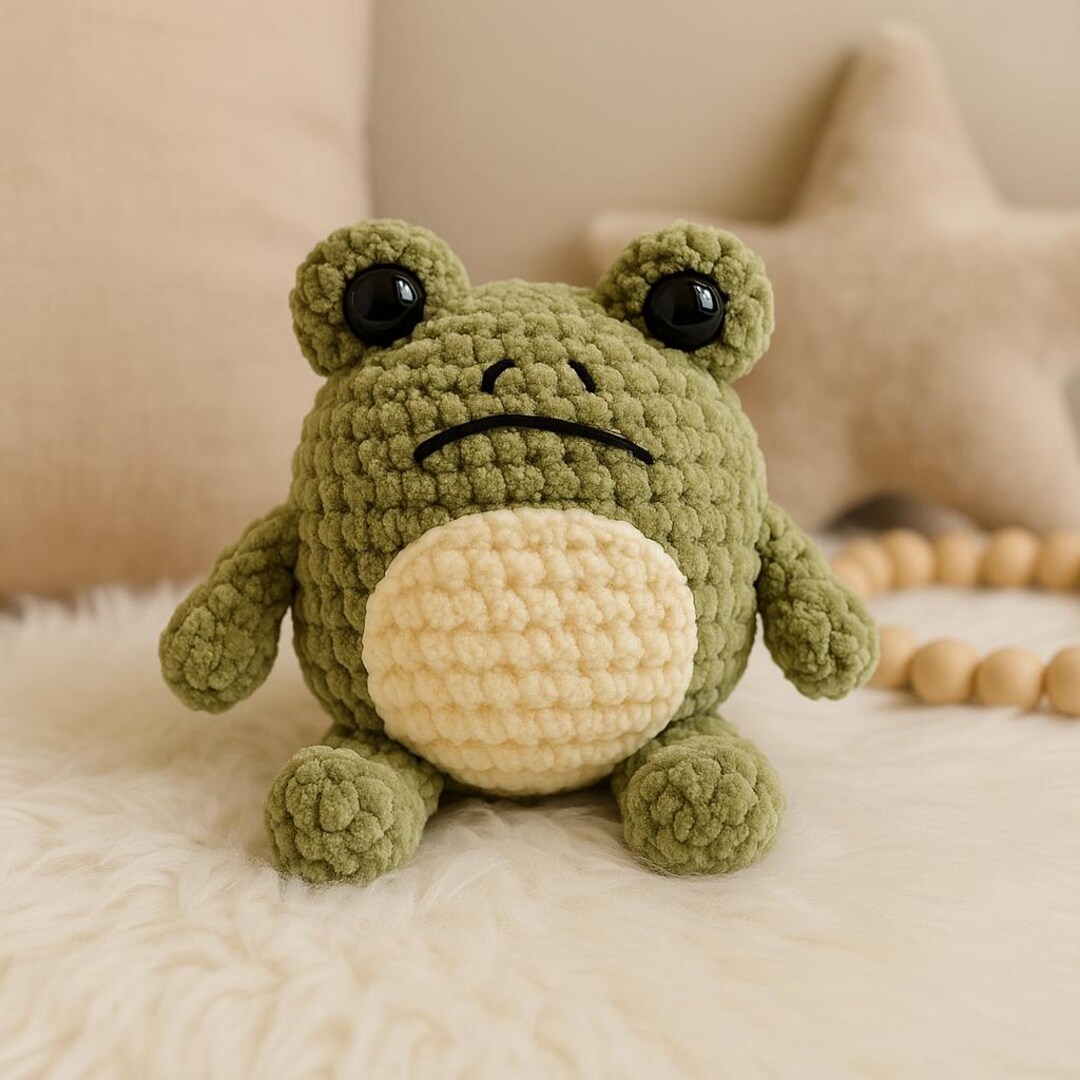 Rikki Rain Frog Crochet Pattern | Plush Frog PDF | Jellycat-inspired ...