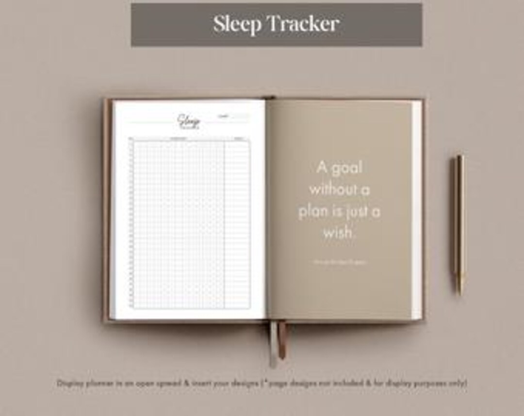 Sleep Tracker Log | Nightly Rest Log for Healthy Sleep Habits and ...