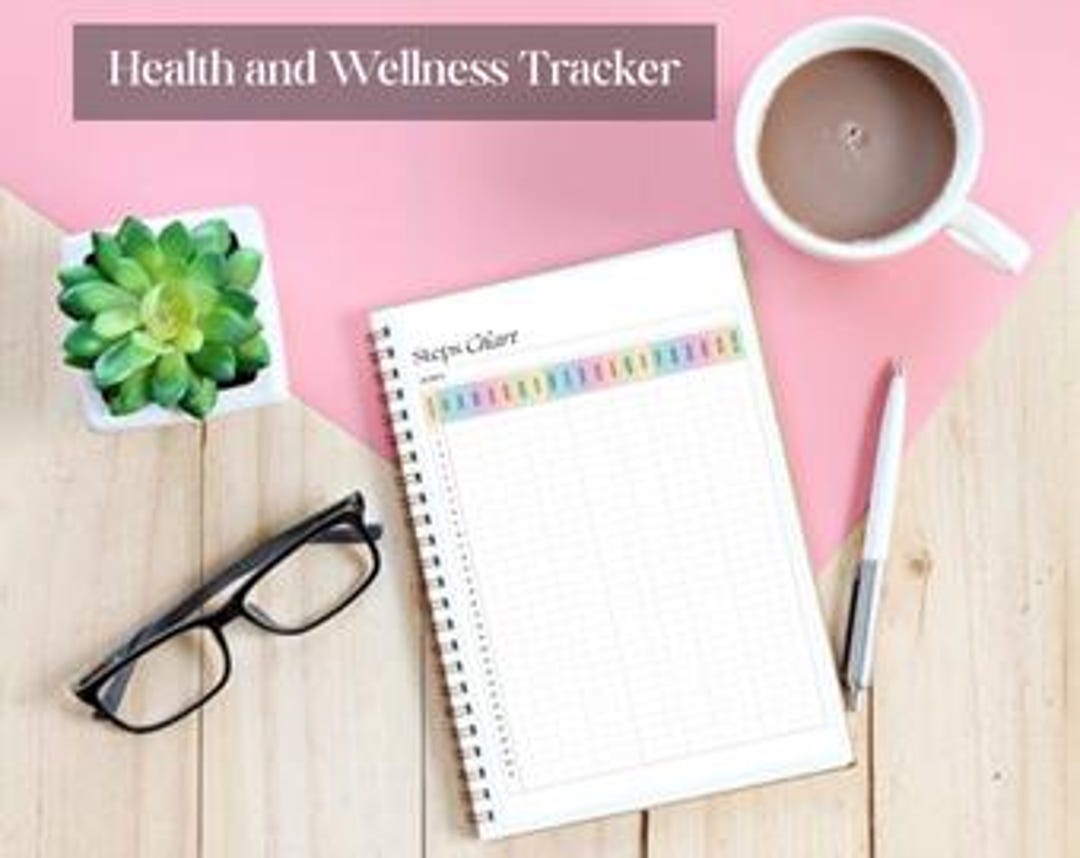 Health and Wellness Tracker | Printable Daily Health Log & Fitness ...