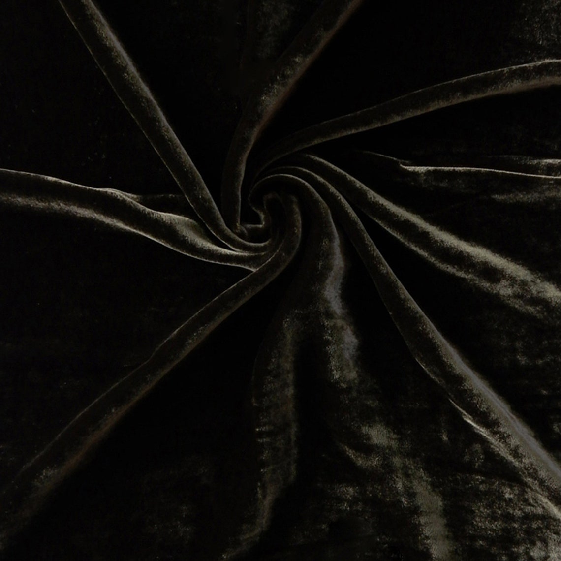 Black Silk and Rayon Velvet - Etsy