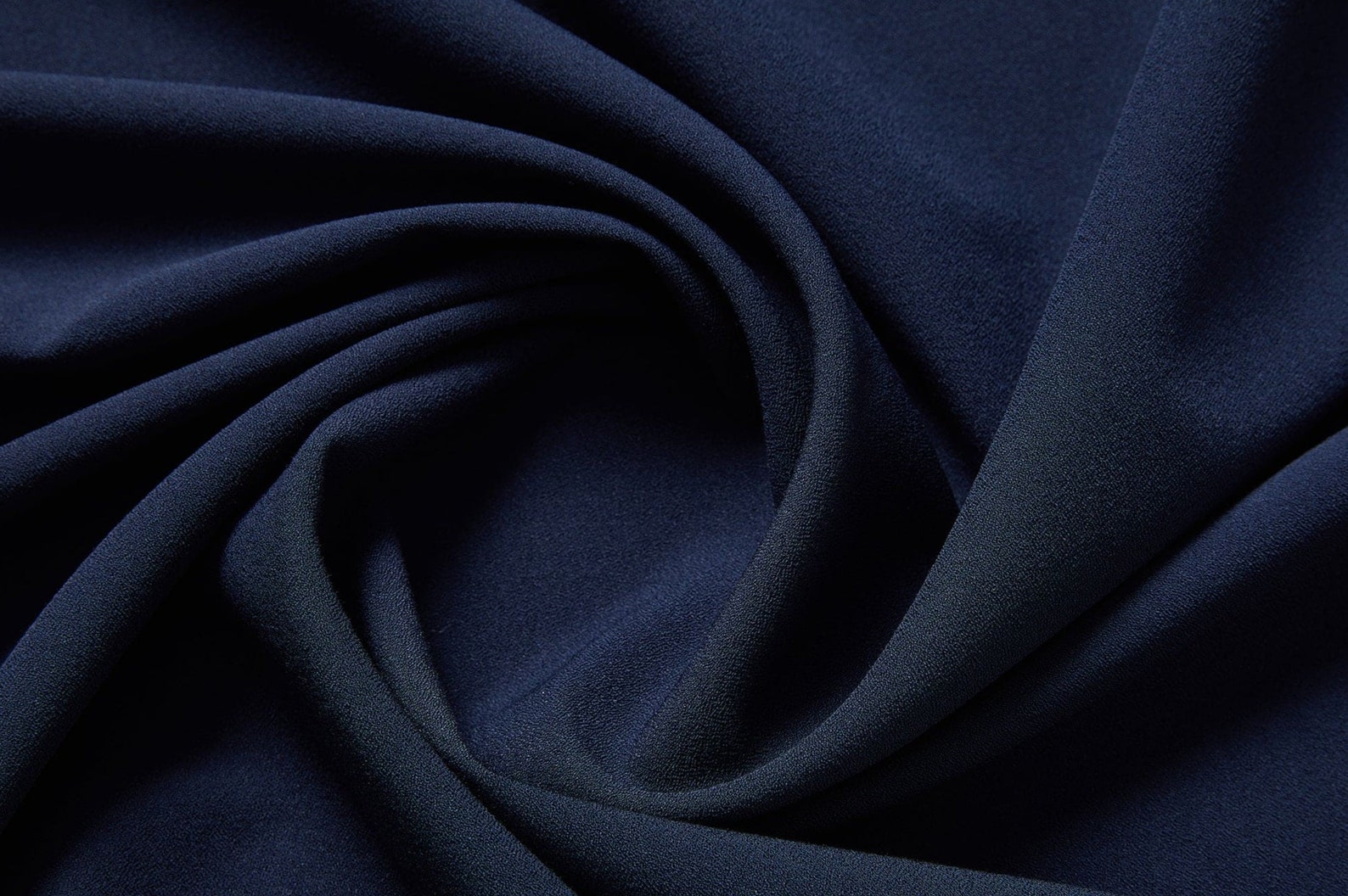 Dark Navy Blue Crepe Fabric SALE DIY - Etsy